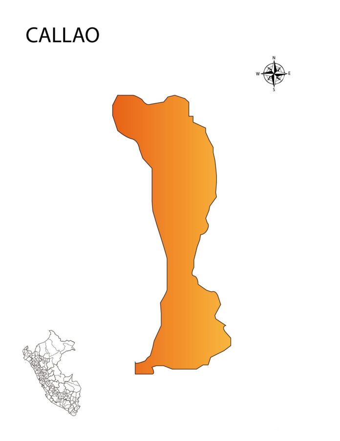 Mapa del Perú y departamentos para colorear e imprimir